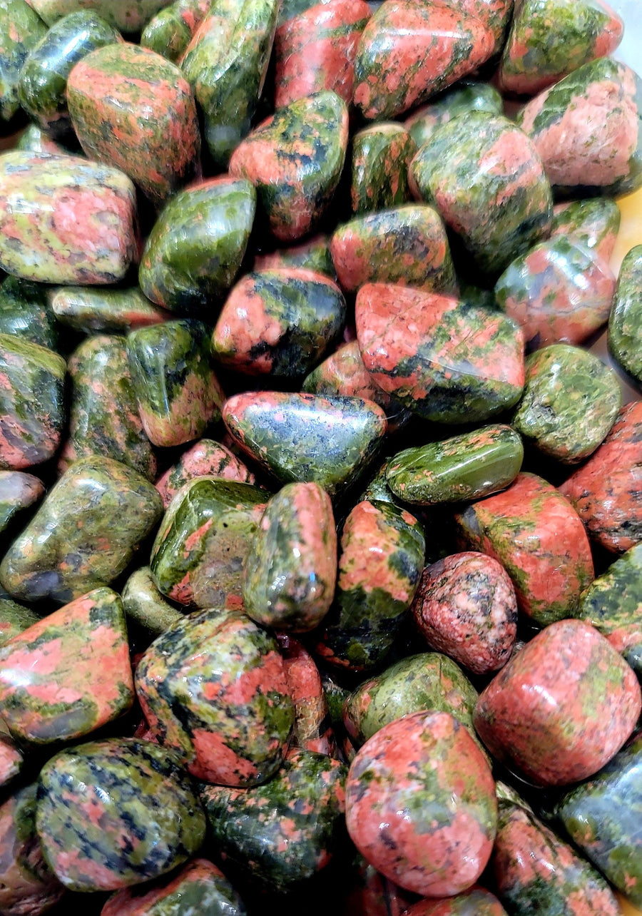 Unakite Tumble – Enchanting Earth
